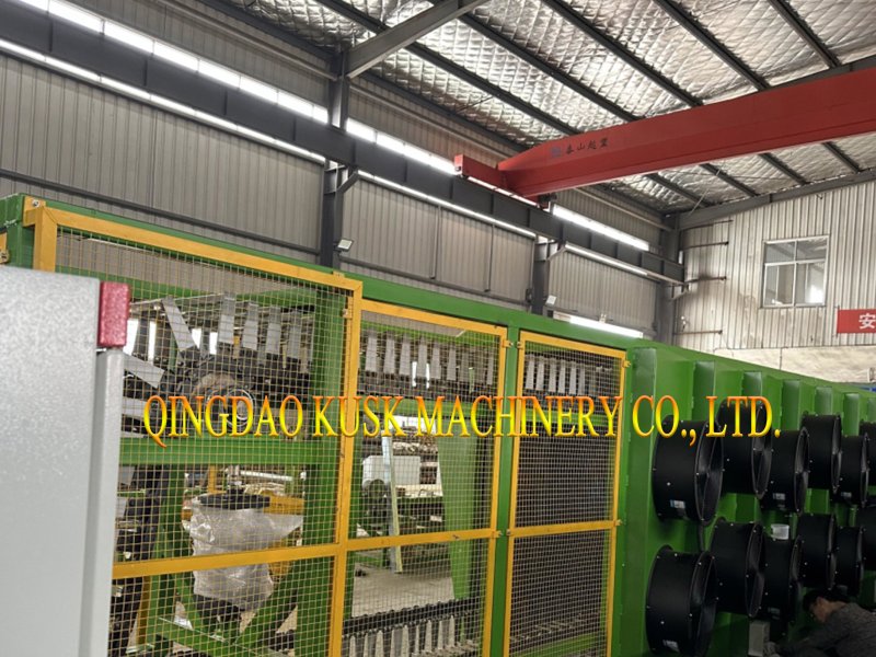 Batch off cooler machine|rubber sheet cooling line