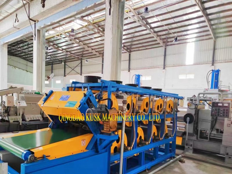 EVA foam vulcanizing press|EVA cooling and cutting machine